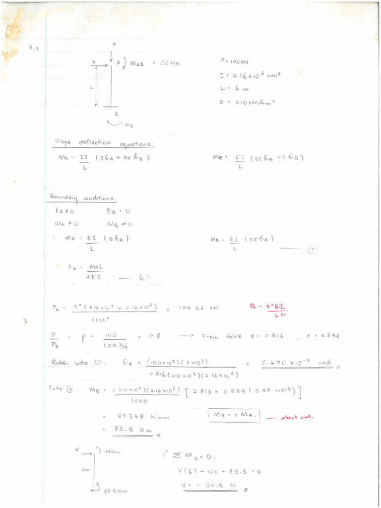 08 Notes On STRAP Software Shear in Steel Section | PDF