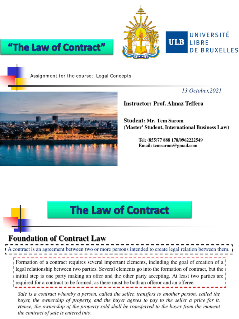 Understanding Contract Law Basics | PDF | Breach Of Contract | Offer ...
