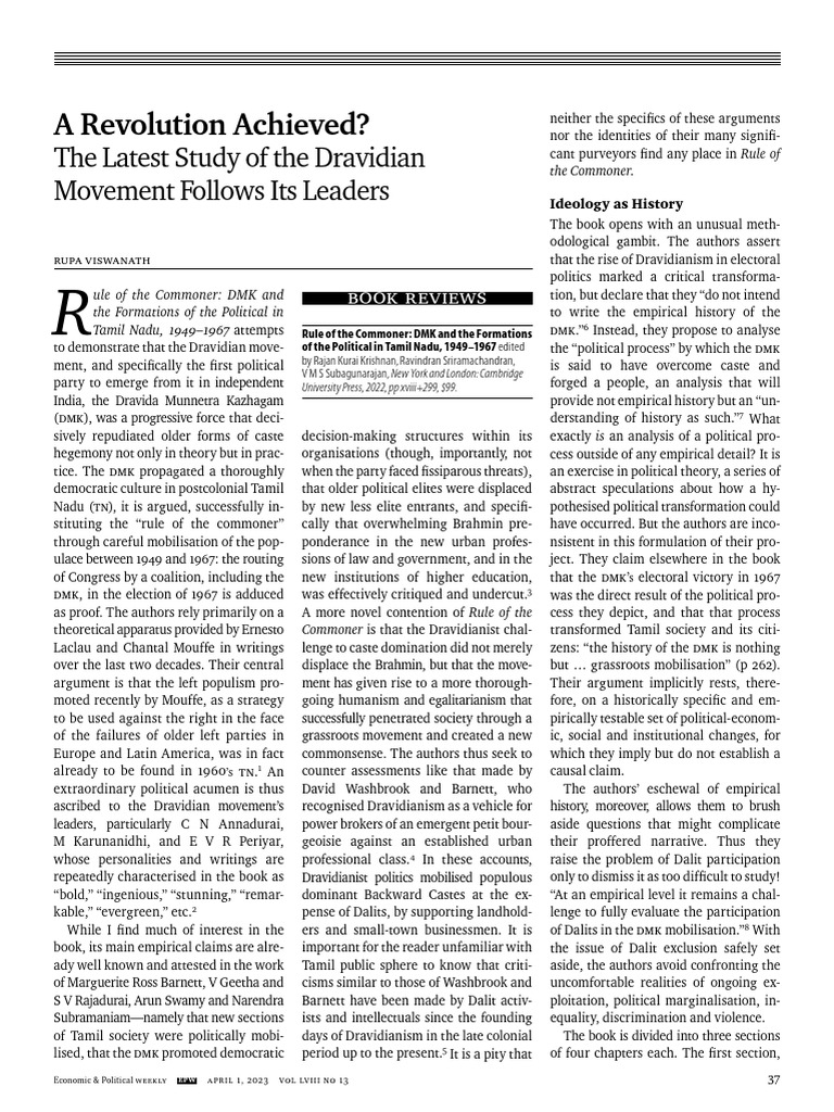 Viswanath 2023 A Revolution Achieved | PDF | Dalit | Caste