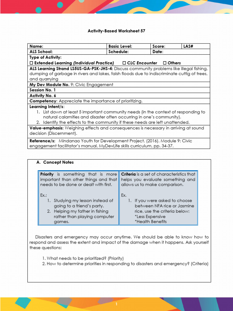 PFY Worksheet 57 - IPED | PDF | Human Communication | Behavior Modification