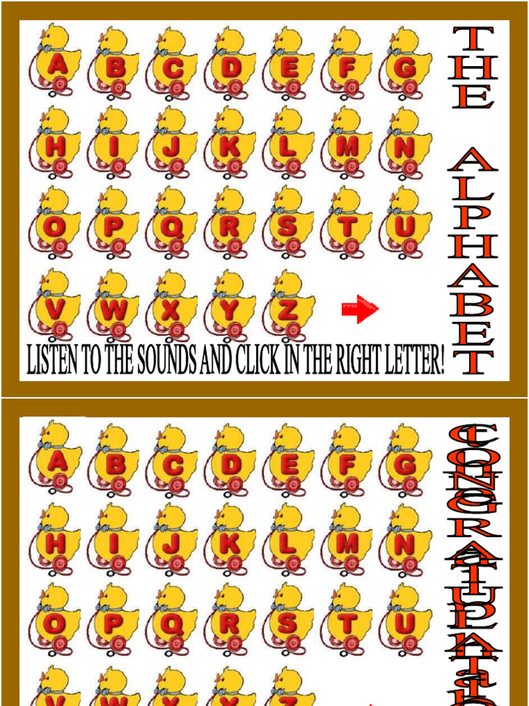 Alphabet With Sounds | PDF