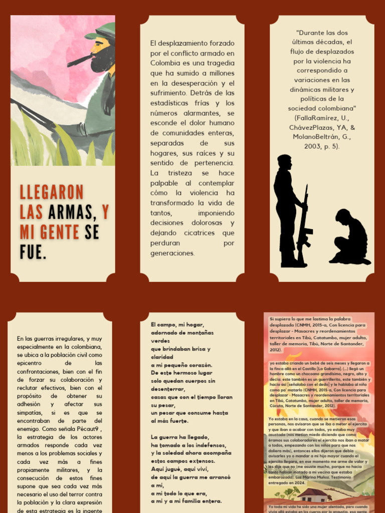 Folleto Tríptico Películas Cine Ilustrado Moderno Rojo | PDF