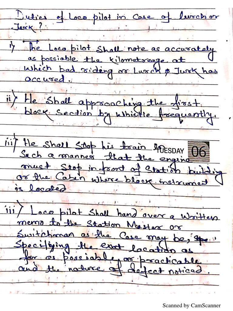 Duties of LP in Lurch & Jerk or Bad Riding | PDF