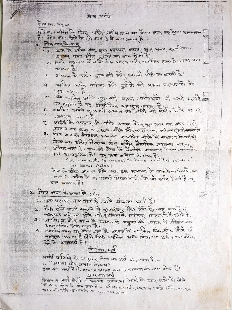 Jangra Family (Vansh Vriksha) | PDF