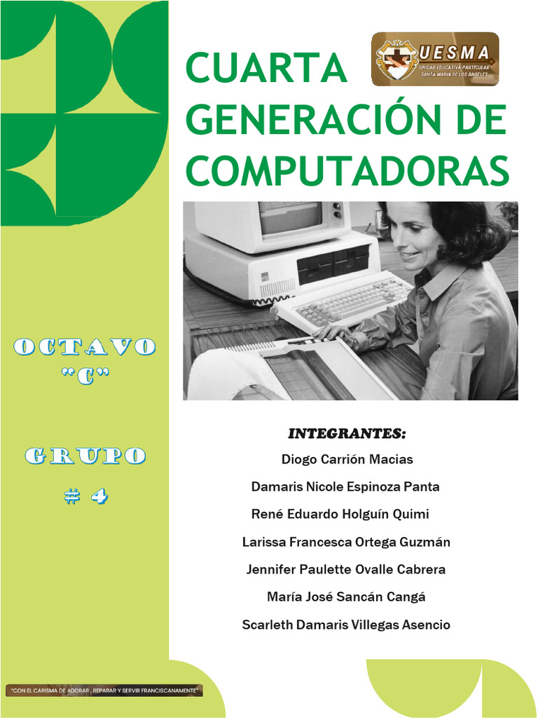 Cuarta Generacion 8vo C Final | PDF | Microprocesador | Circuito integrado