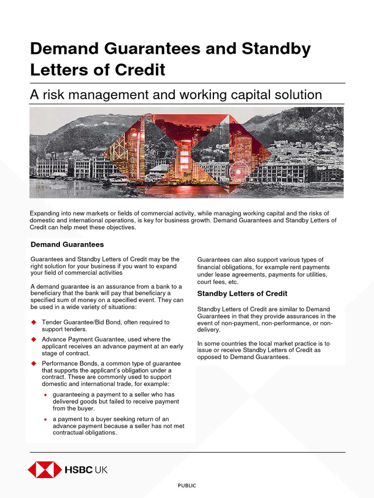 Demand Guarantees and SBLC Mar 22 Ac59191 | PDF | Letter Of Credit ...