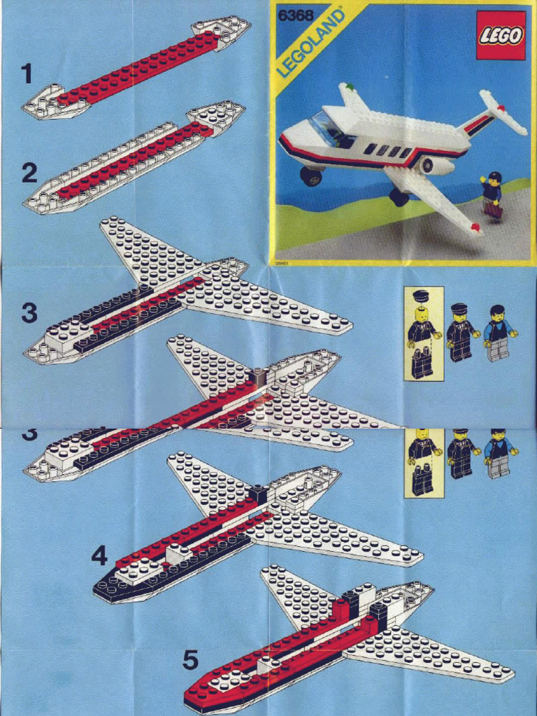 LEGO 6368 Jet Airliner - Bauanleitung | PDF