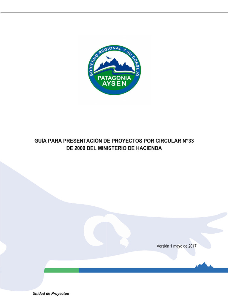 Guia Circular 33 GORE Aysen V1 | PDF | Presupuesto | Informática