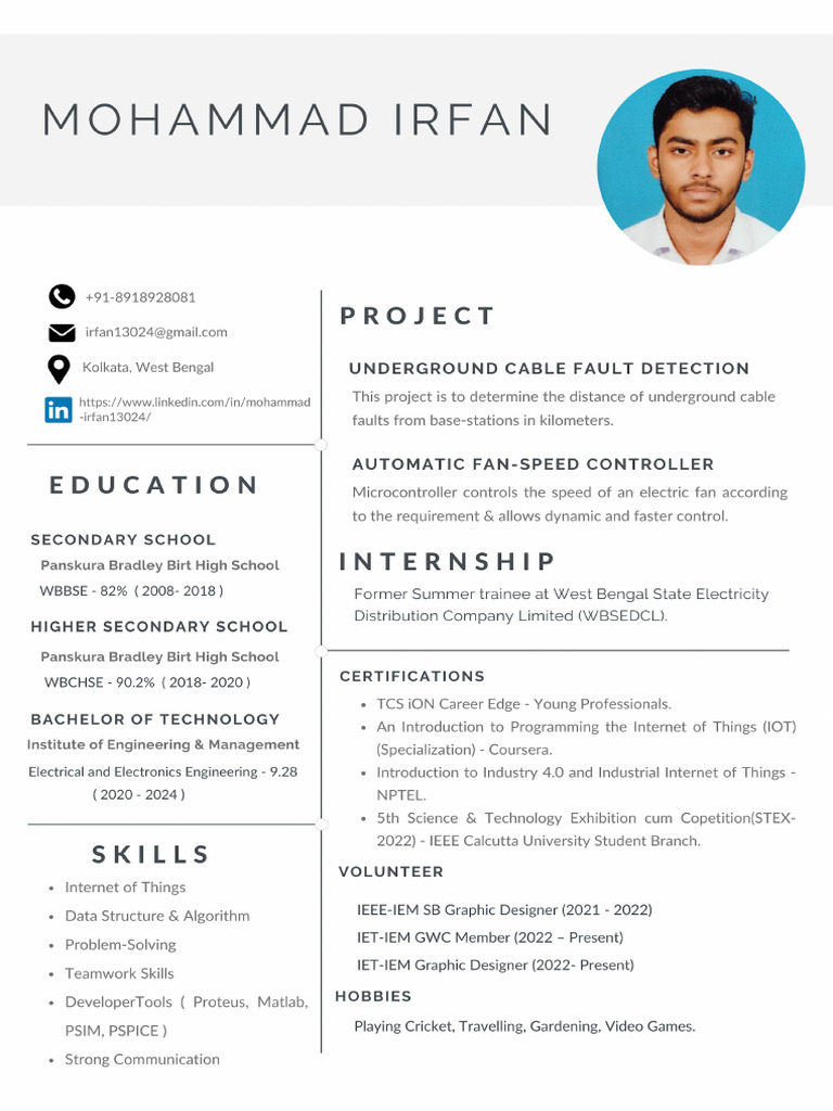 Irfan's Resume | PDF