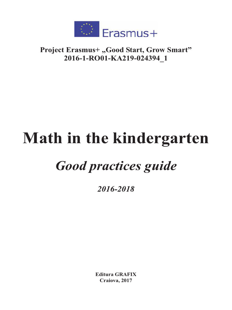 Math in Kindergarten: Best Practices Guide | PDF | Preschool | Science