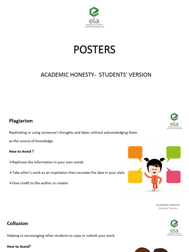 Academic Honesty | PDF