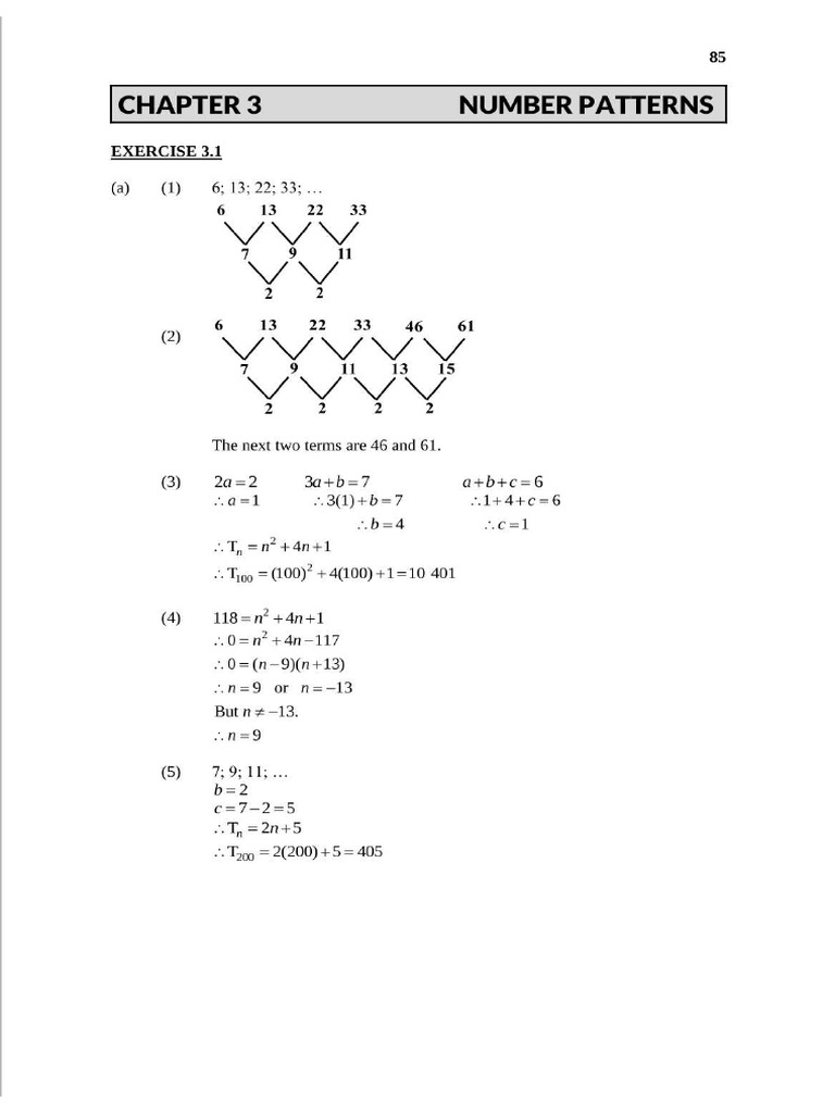 Gr11 Ch3 Solutions | PDF