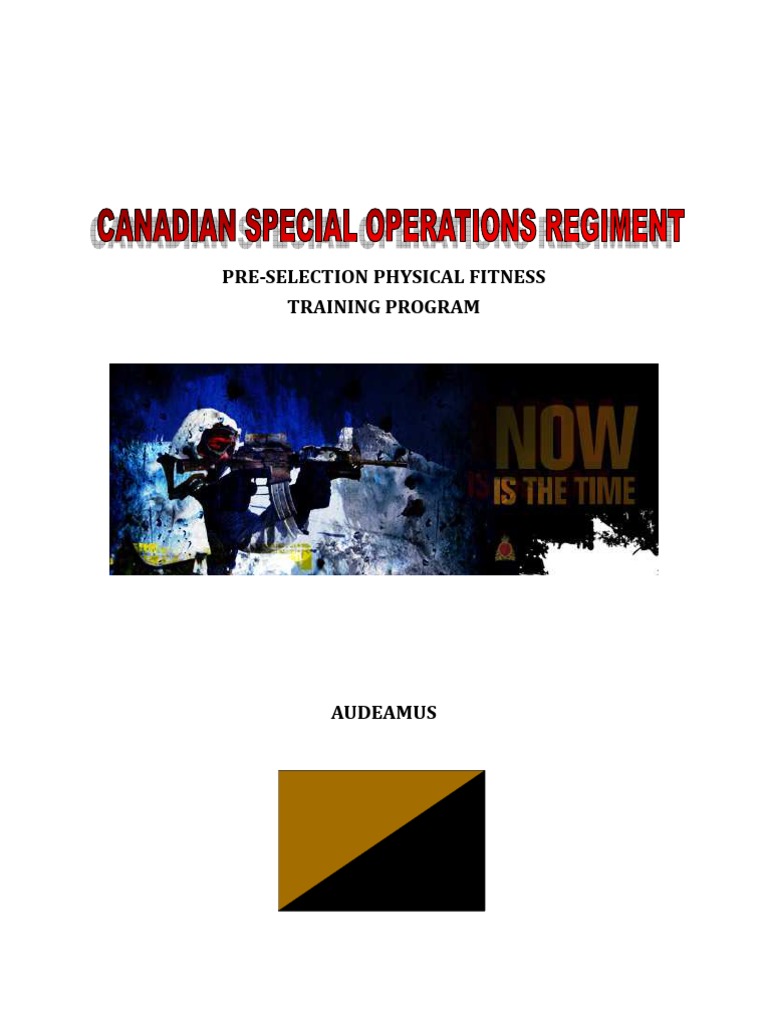 Csor Pre-Selection Training Program Final | PDF | Heart Rate | Physical Fitness