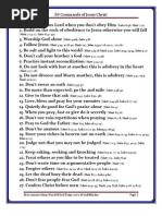 667 Sins | PDF | Sermon | Jesus