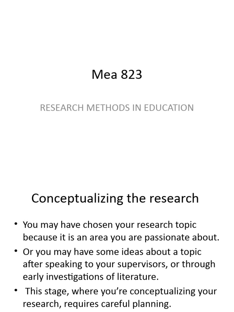 Mea PPT 4 | PDF | Scientific Method | Cognitive Science