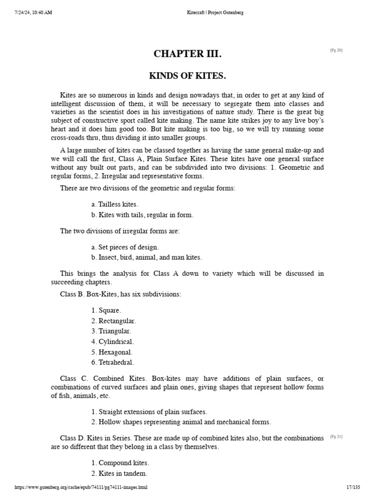 03 Kinds of Kites | PDF | Kite