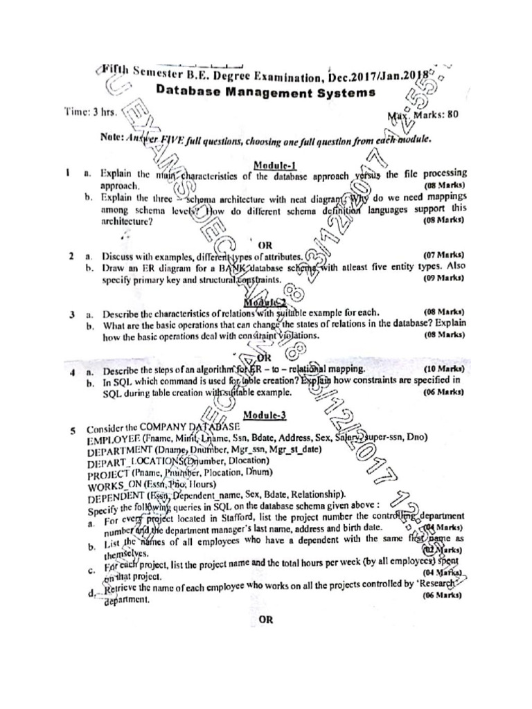 VTU Exam Question Paper With Solution of 15CS53 Database Management ... VTU Exam Question Paper With Solution of 15CS53 Database Management ...