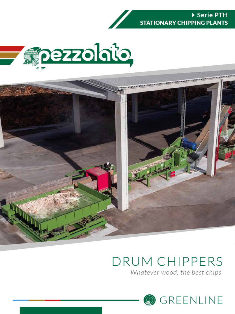 Stationary Drum Chippers for Wood Processing | PDF | Screw