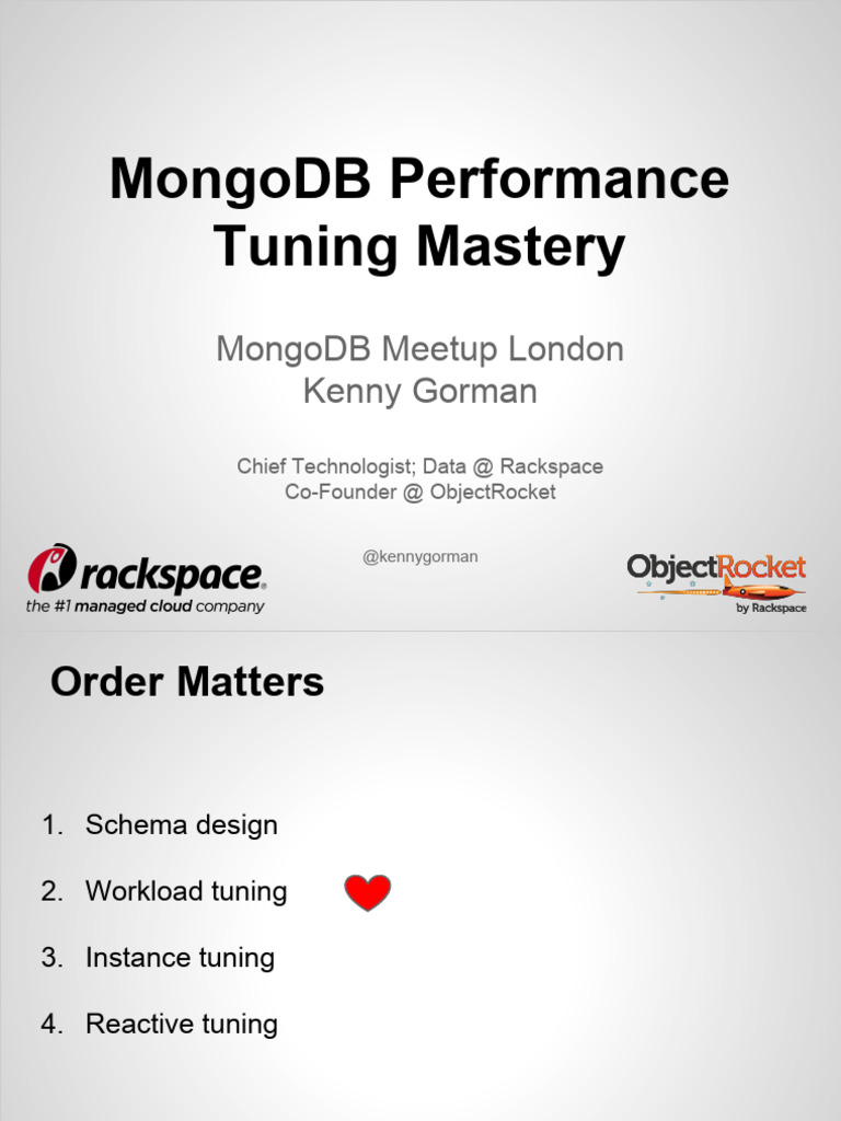 Mongodb Performance Tuning Mastery Pdf Mongo Db Computer Data 3386