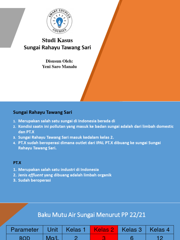 Studi Kasus Sungai Rahayu Tawang Sari | PDF
