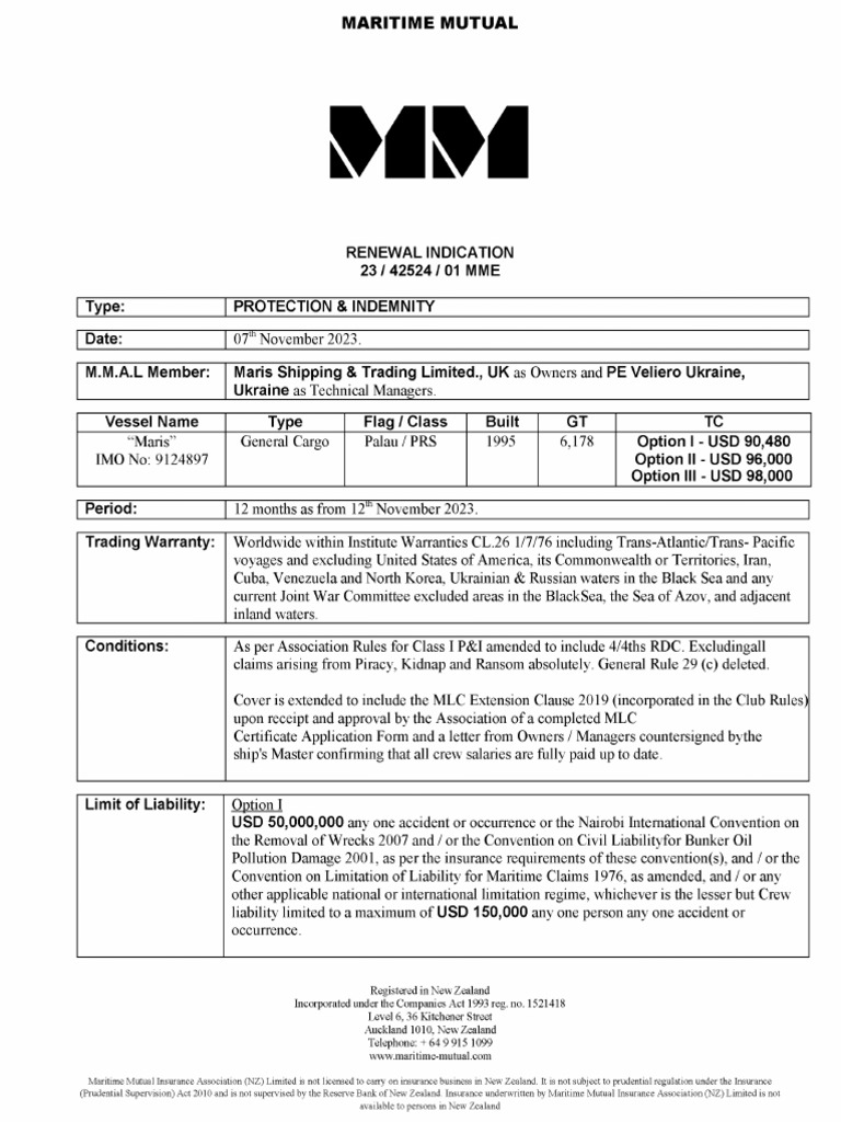26. Pi Insurance Certificate | PDF