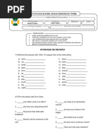 ATIVIDADE Simple Present 6º Ano | PDF