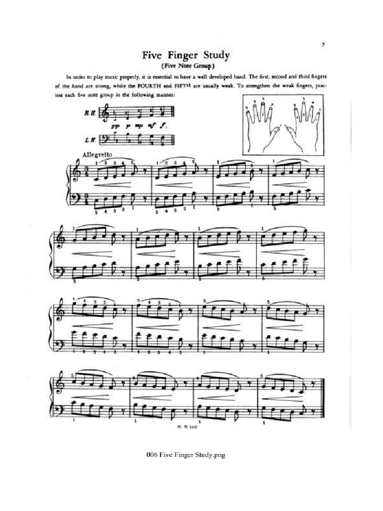 5 Finger Study | PDF