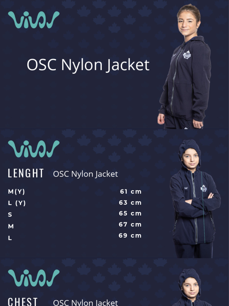 OSC Jacket Measurements | PDF