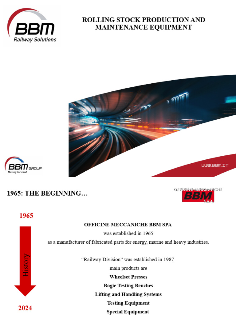 BBM Railway Equipment Overview | PDF | Force | Wheel