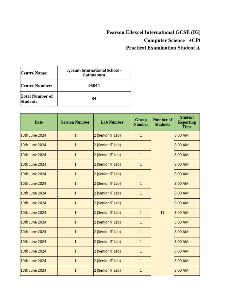 IG Computer Science - 4CP0 | PDF | Schools | United Kingdom