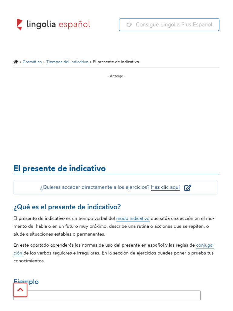 El Presente de Indicativo | PDF | Verbo | Unidades Semánticas