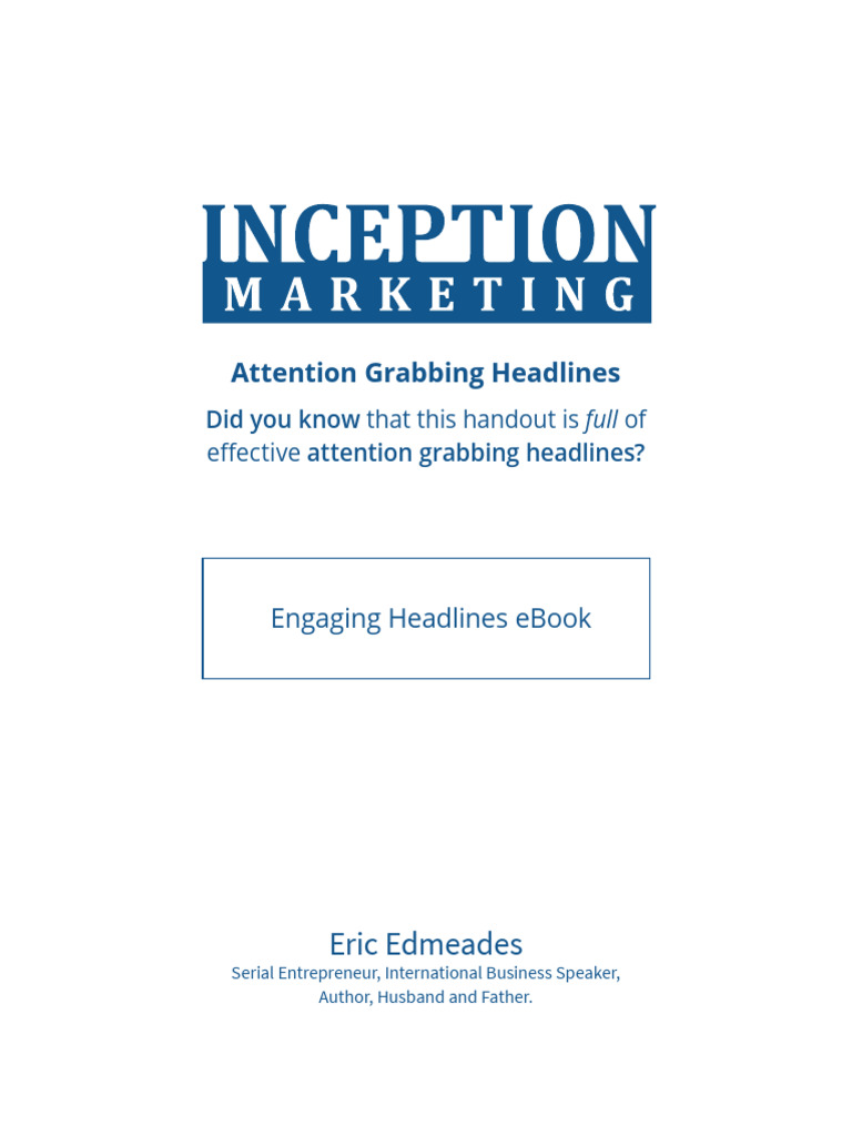 Engaging Headlines | PDF | All Rights Reserved