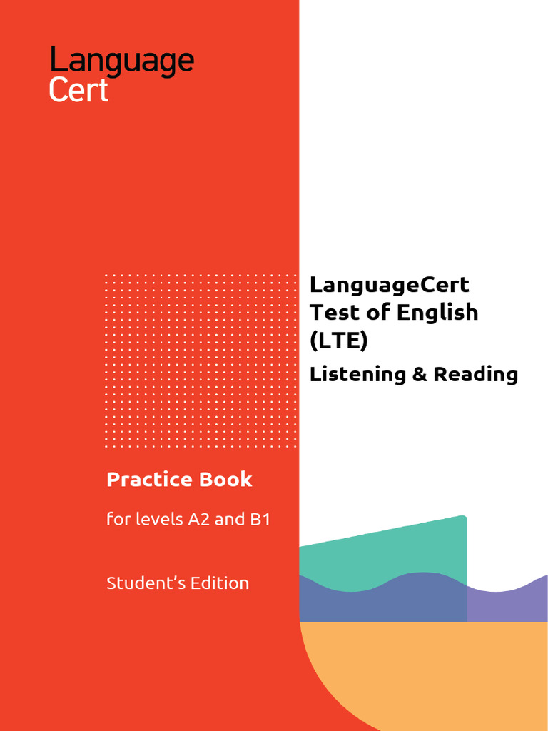 LanguageCert LTE Practice Book A2-B1 | PDF