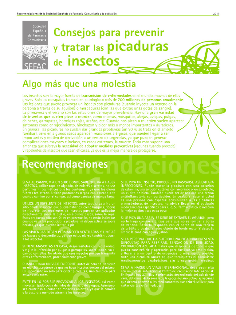 Picadura Mosquito | PDF