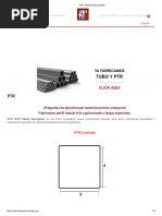 Especificaciones de Perfiles PTR de Acero | PDF