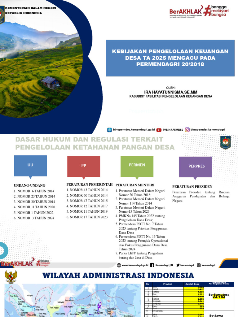 Paparan Kemendagri - Indikator Kinerja | PDF