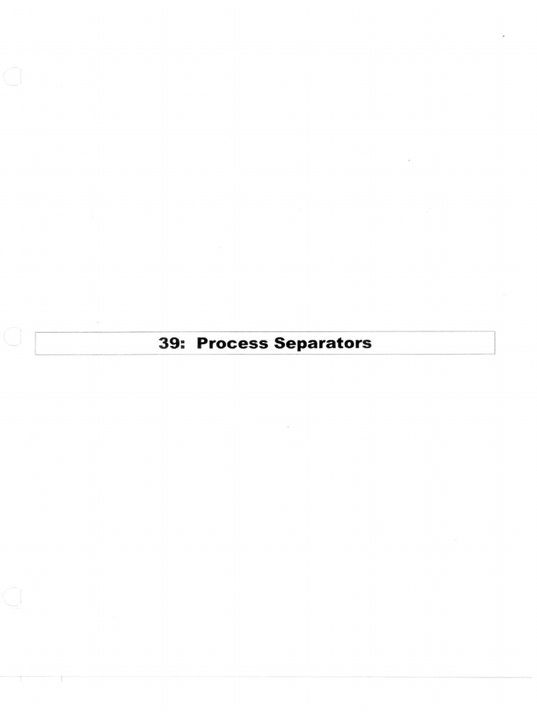 Process Separators | PDF