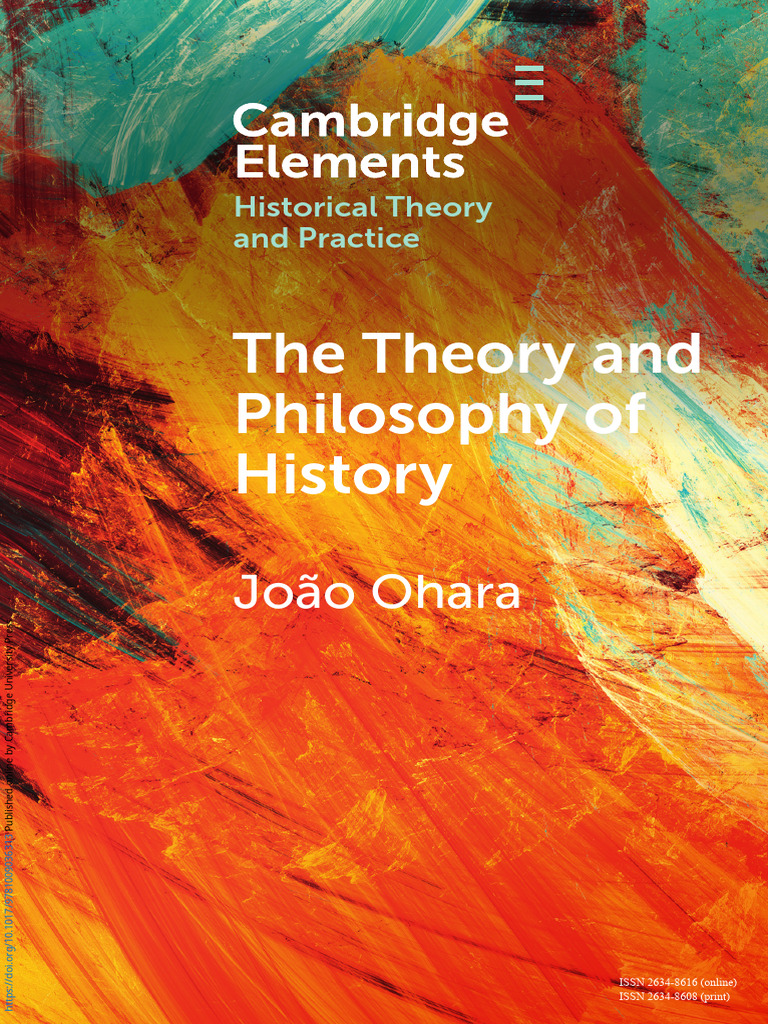 The Theory and Philosophy of History | PDF | Theory | Science
