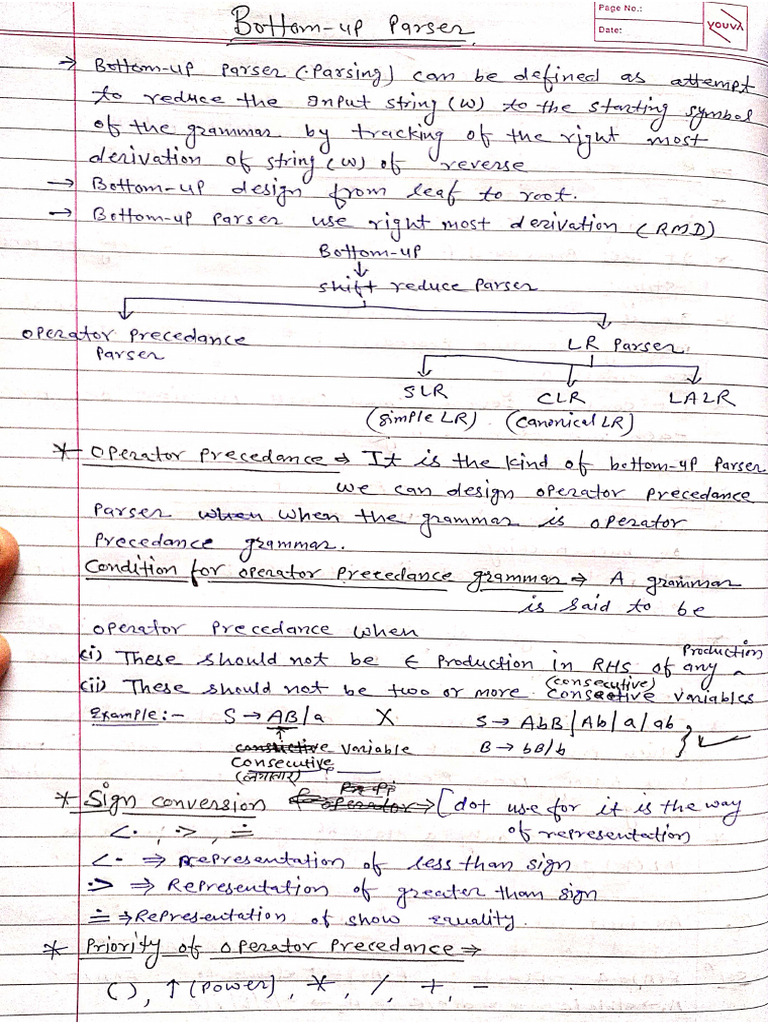 Bottom Up Parsing | PDF Bottom Up Parsing | PDF