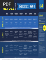 PGL Food Menu Highlights 2024 | PDF | Hamburgers | French Fries