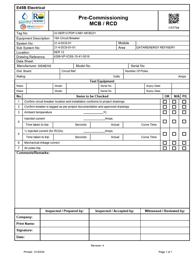 32 Ser12 PDP Cab1 Mcb221e45b - NTF - 157744 | PDF | Electrical ...