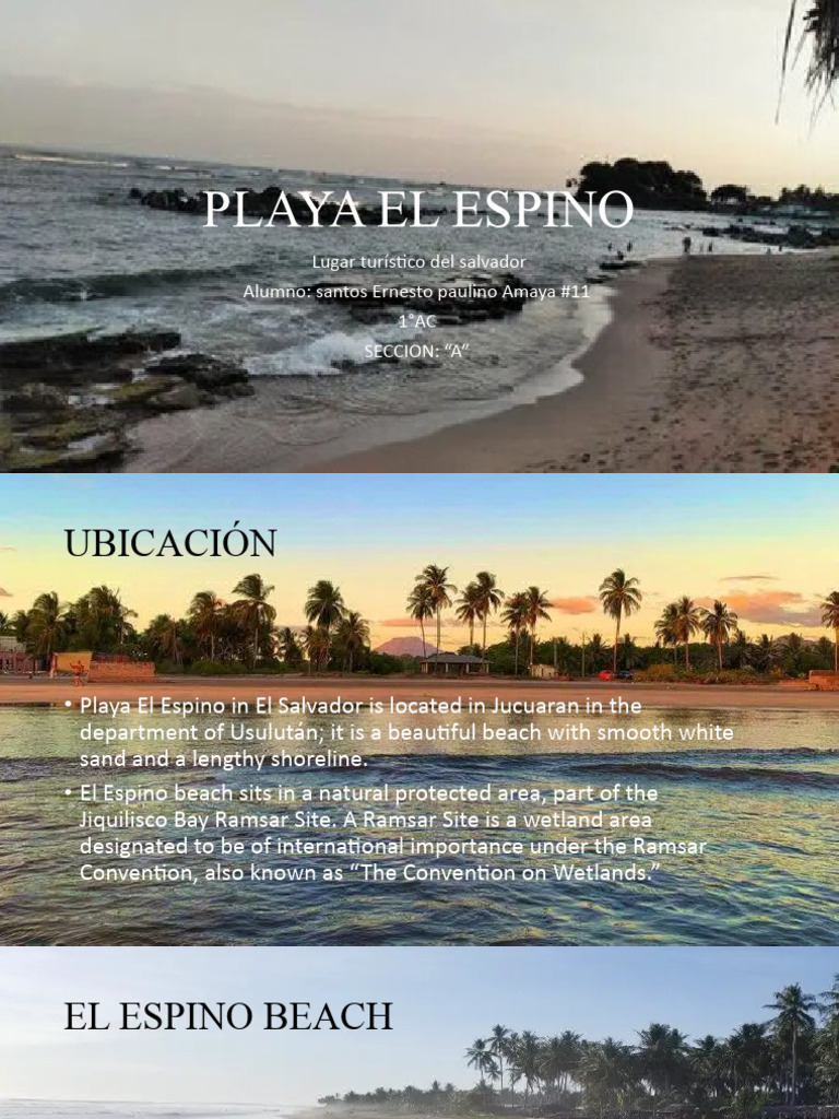 Playa El Espino | PDF