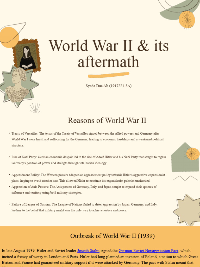 World War II & Its Aftermatch | PDF | World War II | Allies Of World War II