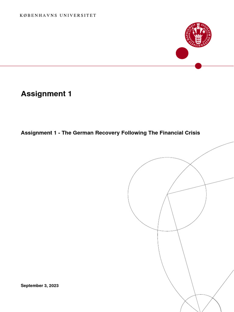 Assignment 1 | PDF | Time Series | Autoregressive Model