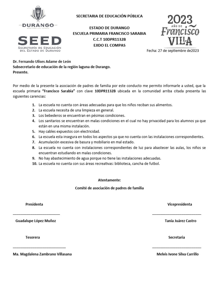 Secretaria de Educación Pública - 041134 - 122923 | PDF | Salud y bienestar