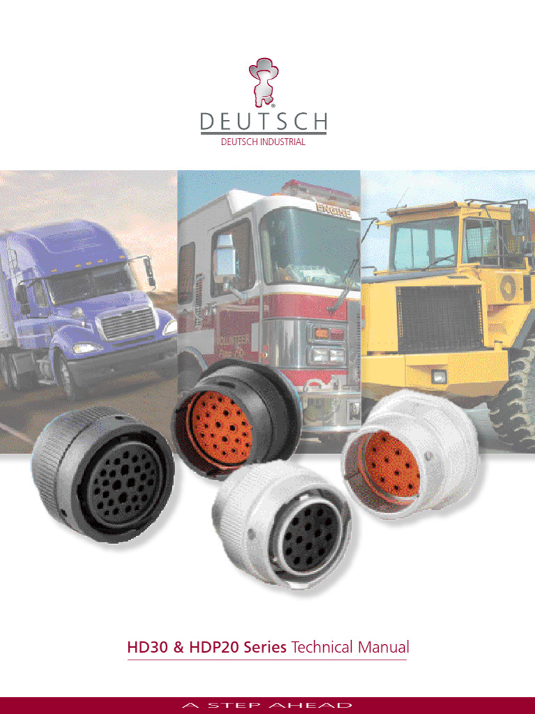 Deutsch HD30 & HDP20 Connector Manual | PDF | Electrical Connector ...