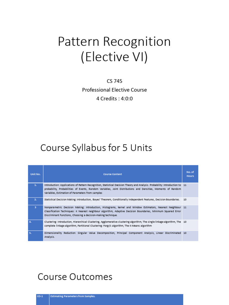 Pattern Recognition | PDF | Standard Deviation | Probability Distribution