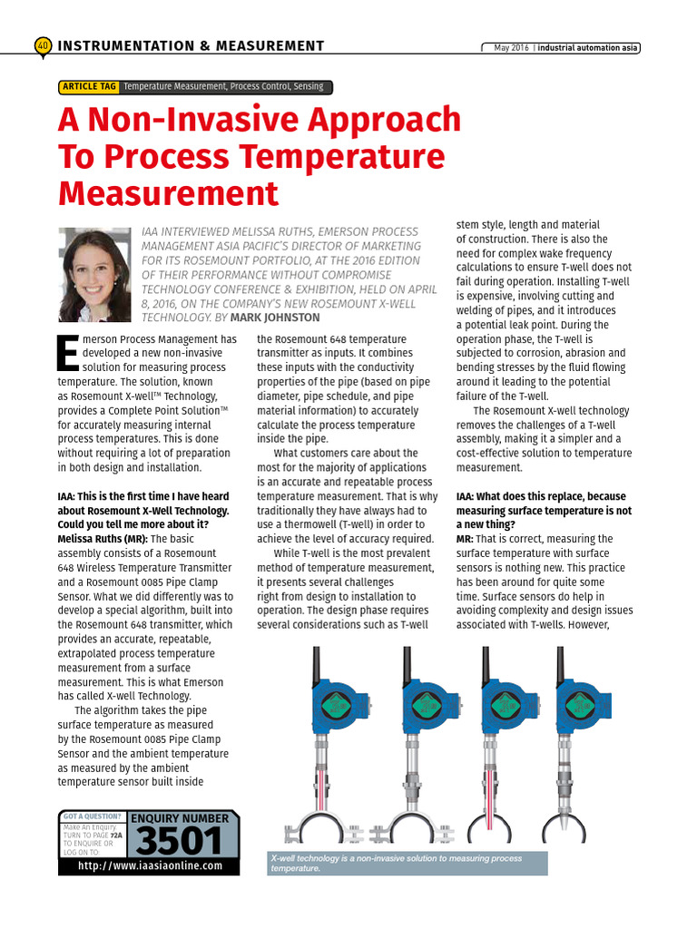 A Non Invasive Approach To Process Temperature Measurement en 142756 ...