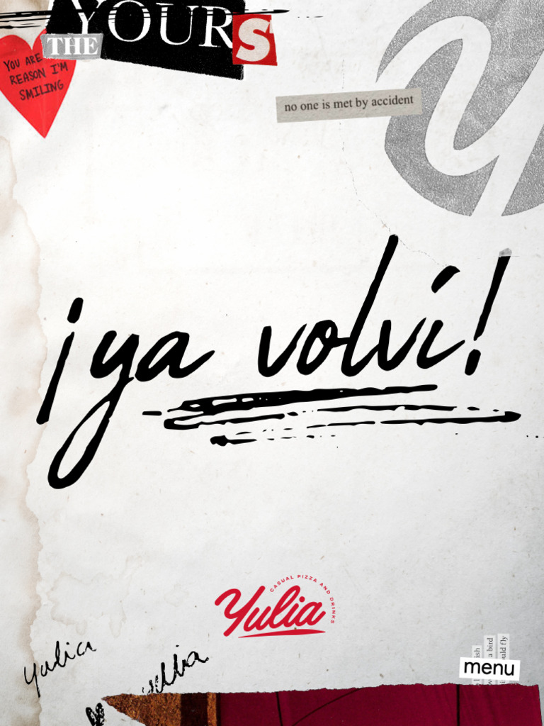 Menú Yulia 2023 | PDF | Cocina, comidas y vino | Salud y bienestar