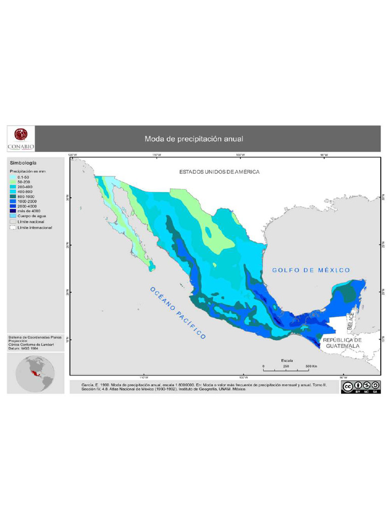 Precipitación Anual Ĵ | PDF